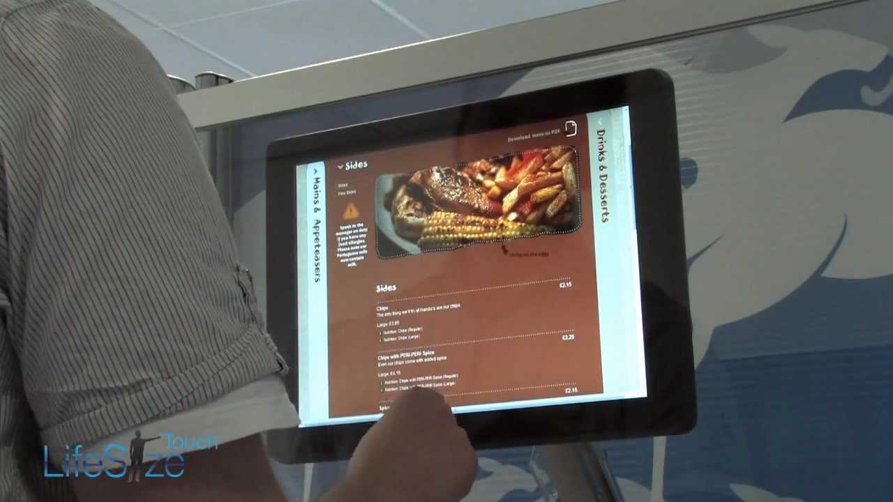 LifeSize Touch - Through Glass Touch Screen Demo - HD - YouTube