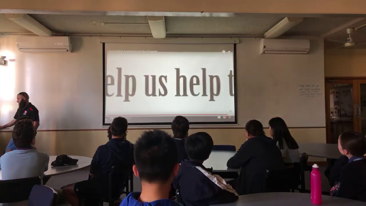Team Giving Back Australia At Doonside Technology High School - YouTube