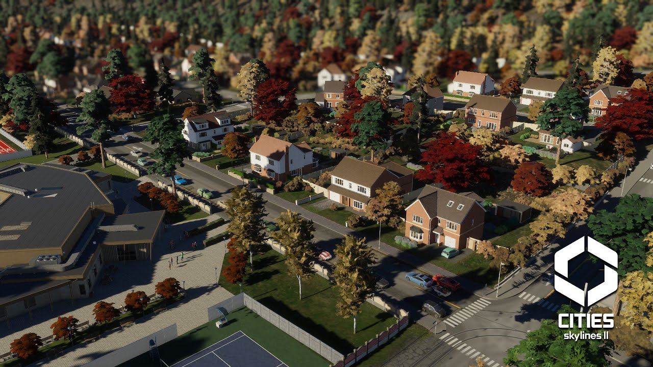 Creating Cozy Overgrown Suburbs In Cities Skylines II - Angler Creek ...