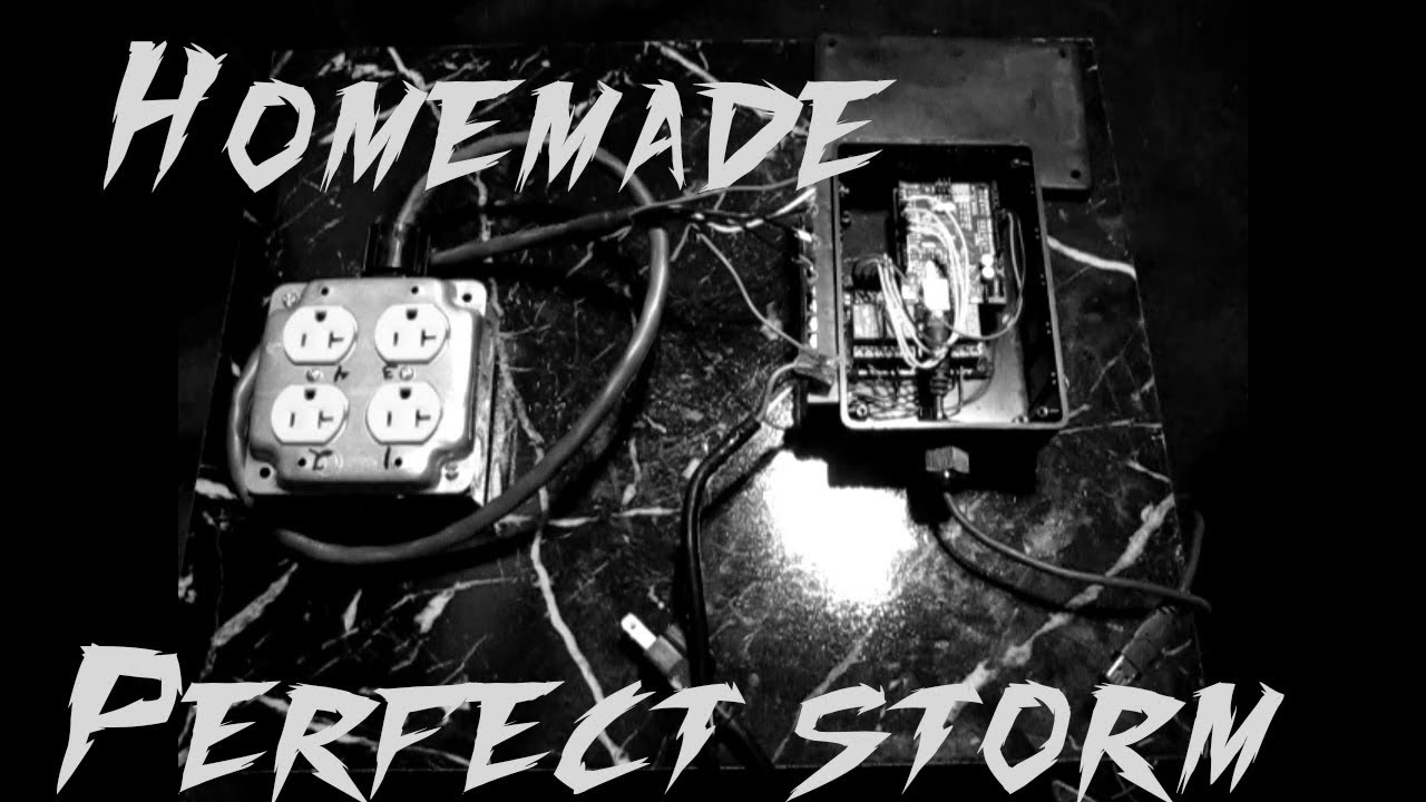 Homemade Perfect Storm Lightning Machine - YouTube