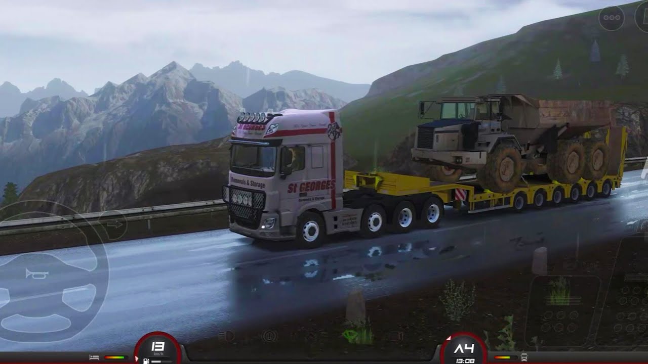 Munich To Lech Transporting Articulated Truck | Truckers Of Europe 3 ...