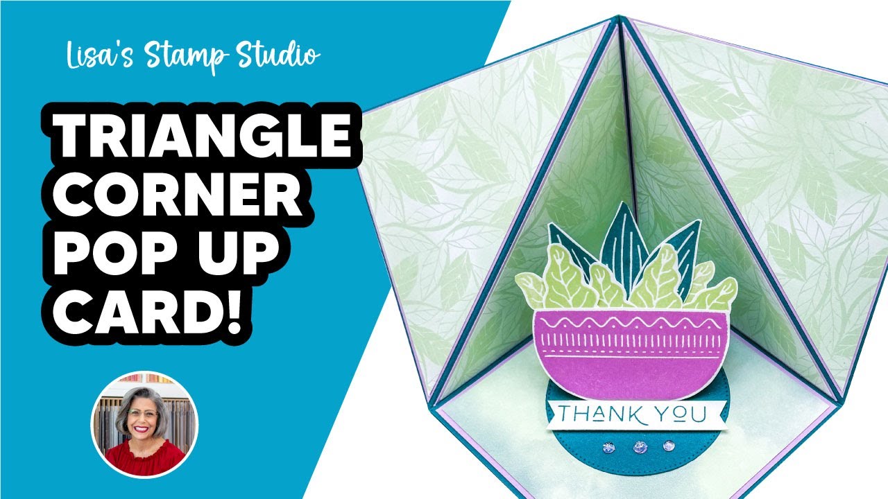 Create a Triangle Corner Pop Up Card - YouTube