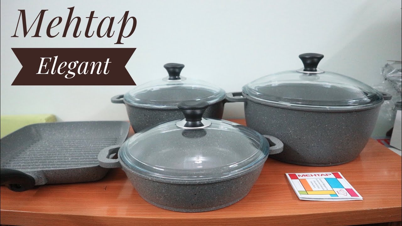 UNBOXING DIE CAST NONSTICK COOKWARE SET | GRANITE COOKWARE | MEHTAP ...