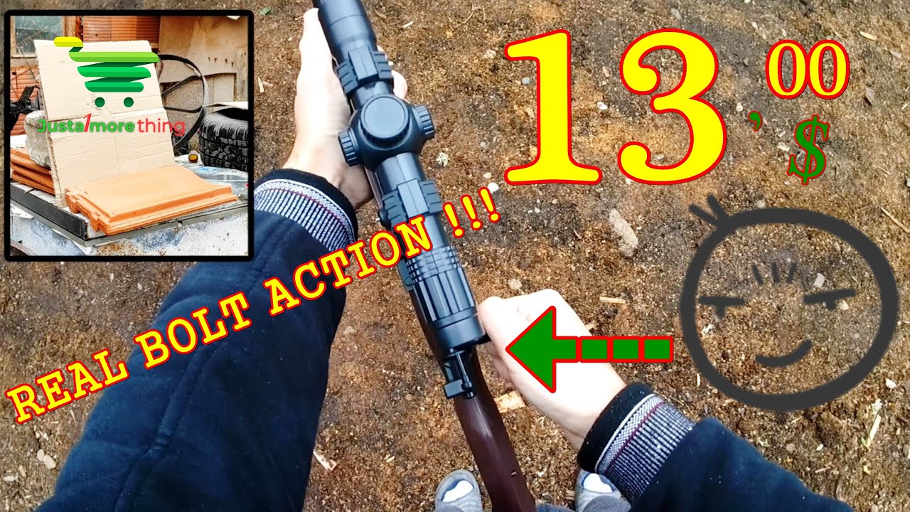 Cheapest Kar98k Sniper !!!REAL Bolt Action!!! PUBG BB Gun (13 ...
