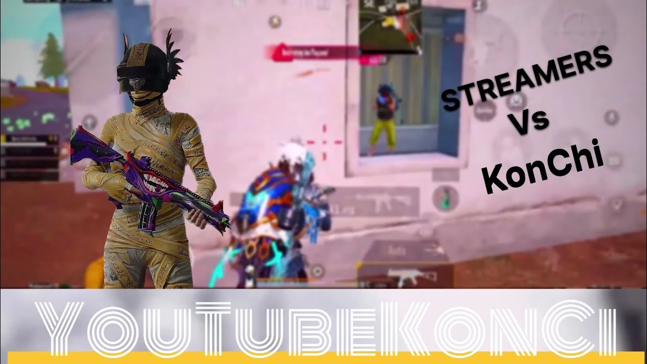 STREAMERS VS KonChi | DESTROYING LOBBY | BGMI CLUTCHES | #bgmi # ...