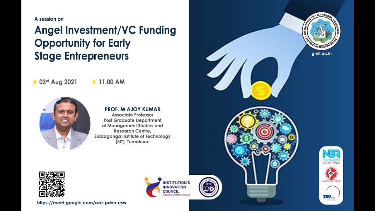 Session on VC Funding at GMIT, Davangere - YouTube