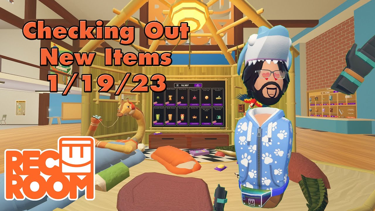 Checking Out The New Items In Rec Room - 1/19/2023 - YouTube