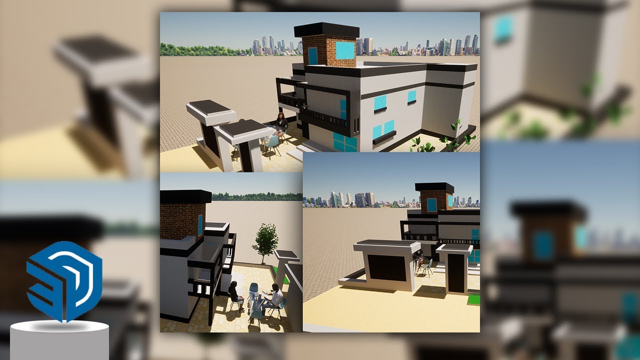 Tutoriel sketchup MODEL 1 - YouTube