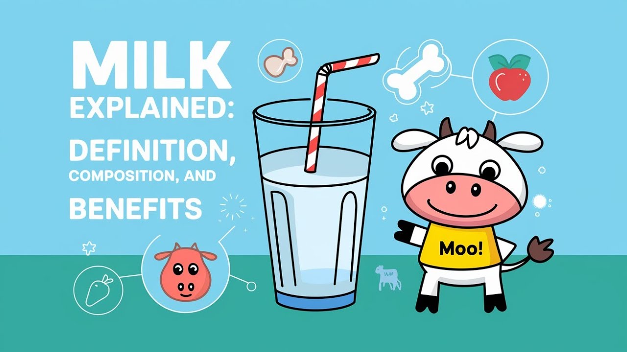 Milk Explained: Definition, Composition, and Benefits - YouTube