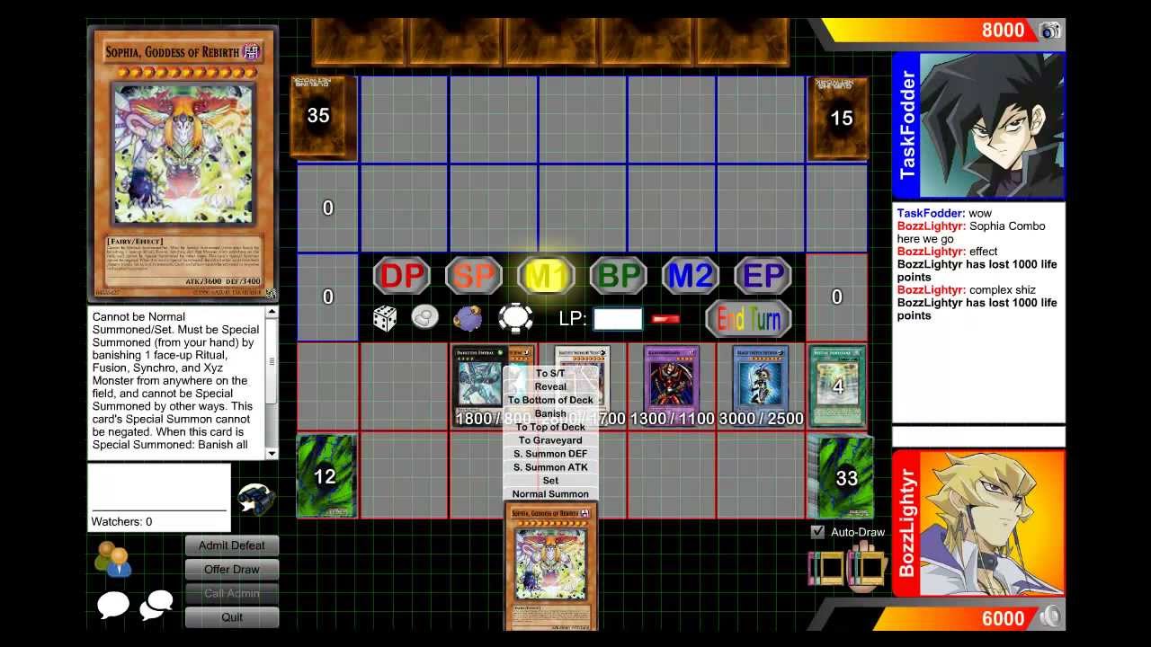 Yugioh! Turn 1 Sophia, Goddess of Rebirth December 2013 (Sophia, the ...