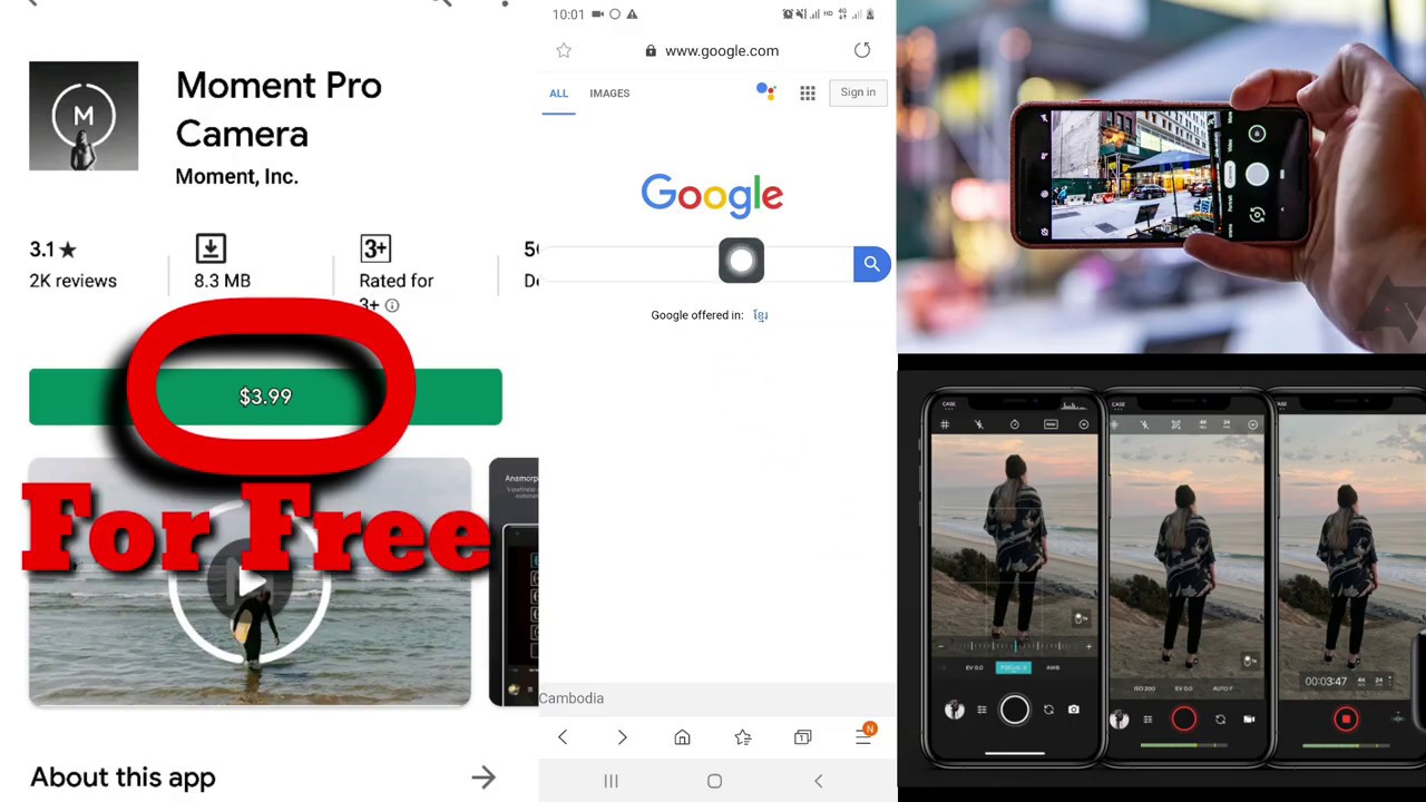 How to download Moment Pro Camera 3.99$ For Free. - YouTube