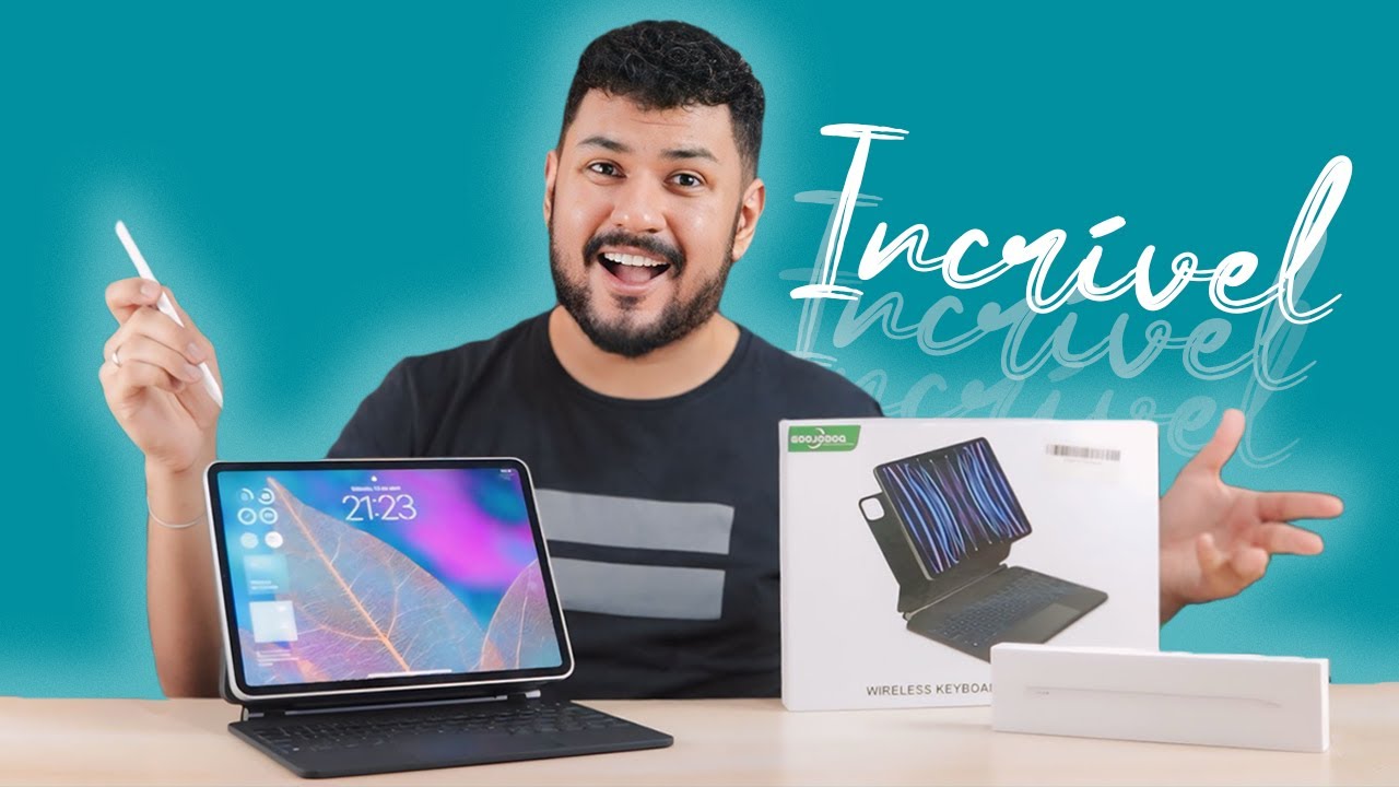 🤯 Comprei a replica perfeita da Apple Pencil 2 e do Magic Keyboard e me ...