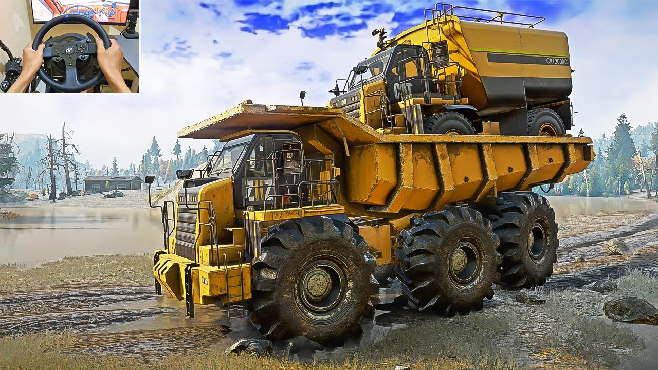 ZIIZ 770 COALMINER Carry Cat 770 Through Deep Mud | Snowrunner ...