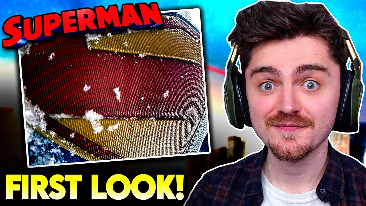 James Gunn's New SUPERMAN SUIT LOGO & Title Change REVEALED!! - YouTube