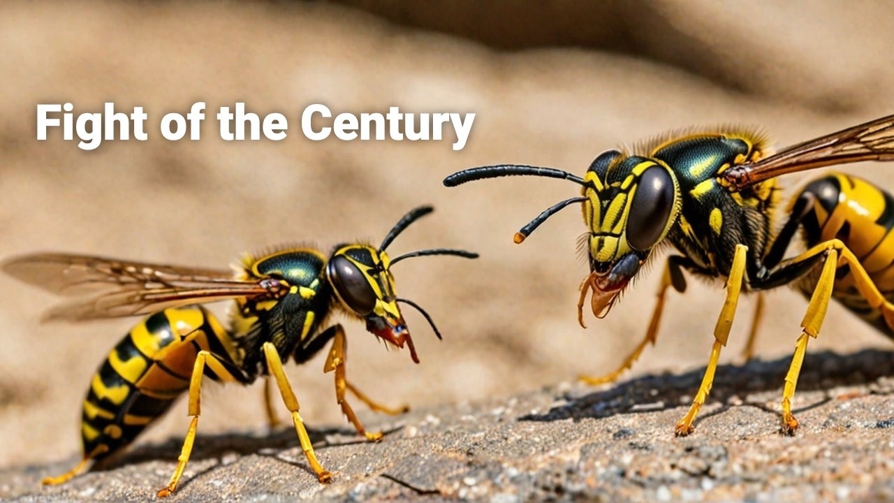 Surprise Sting Attack & Insane Battle with Yellow-Jacket Wasps - YouTube