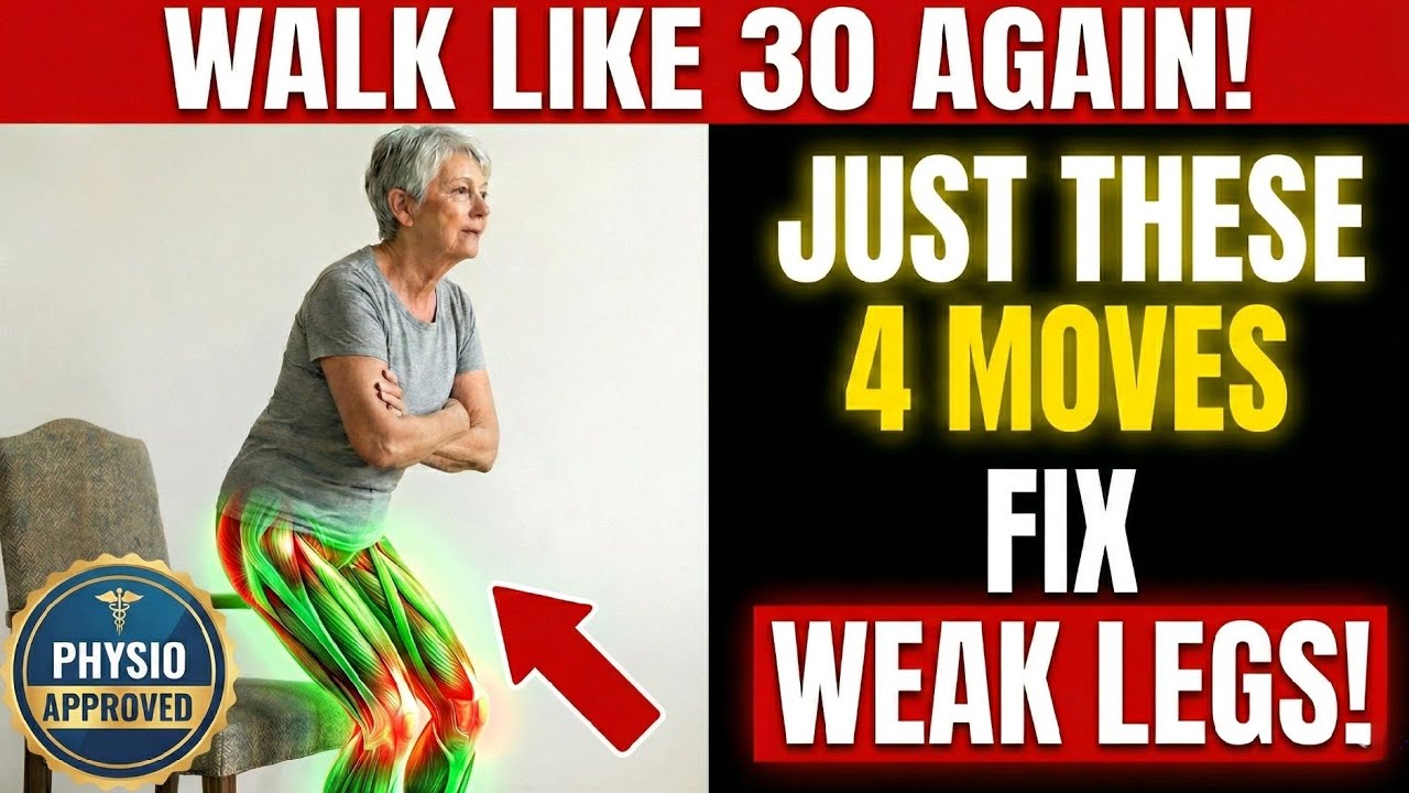 Weak Legs After 60? Try These 4 "Lazy" Routines For 30 Days | Senior ...