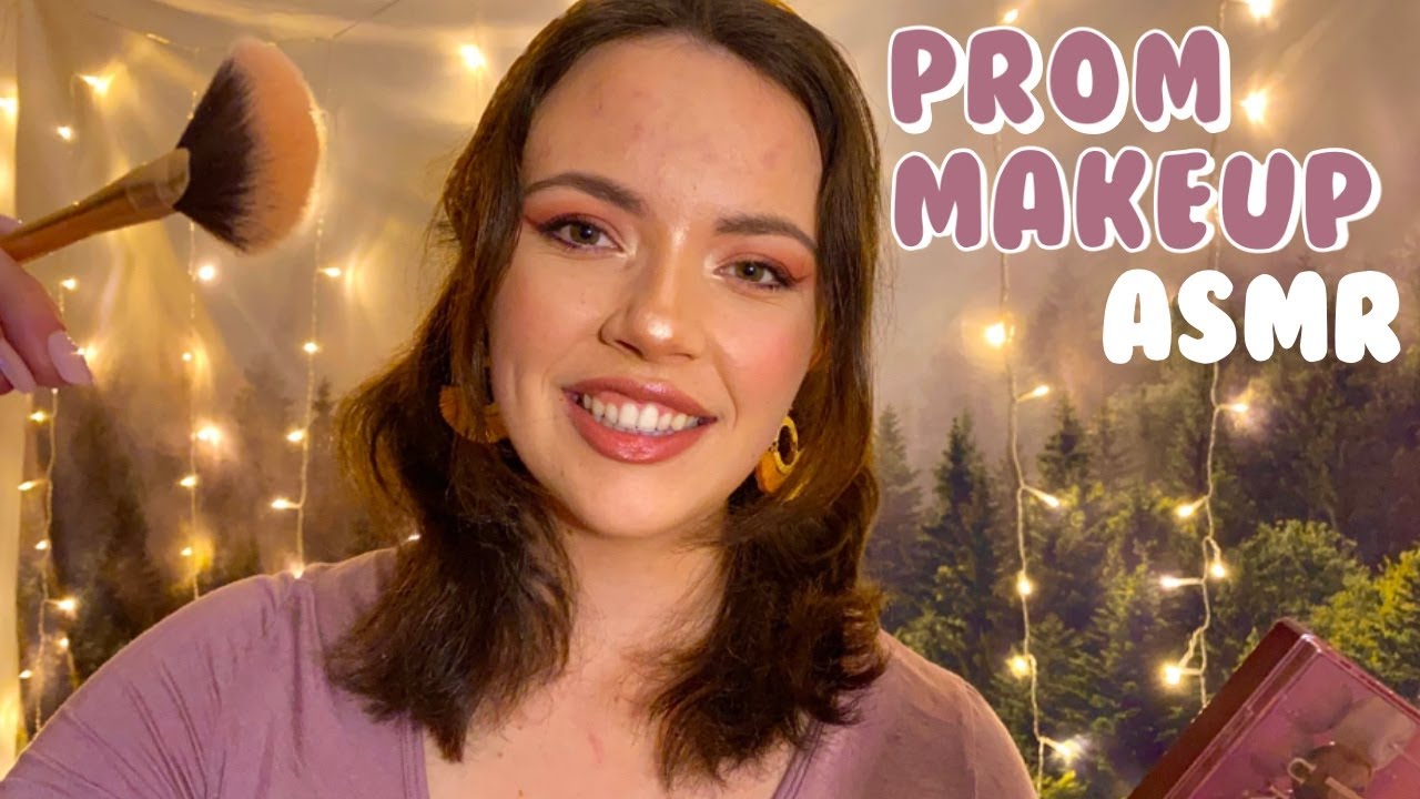 Big Sister Does Your Prom Makeup ASMR - YouTube