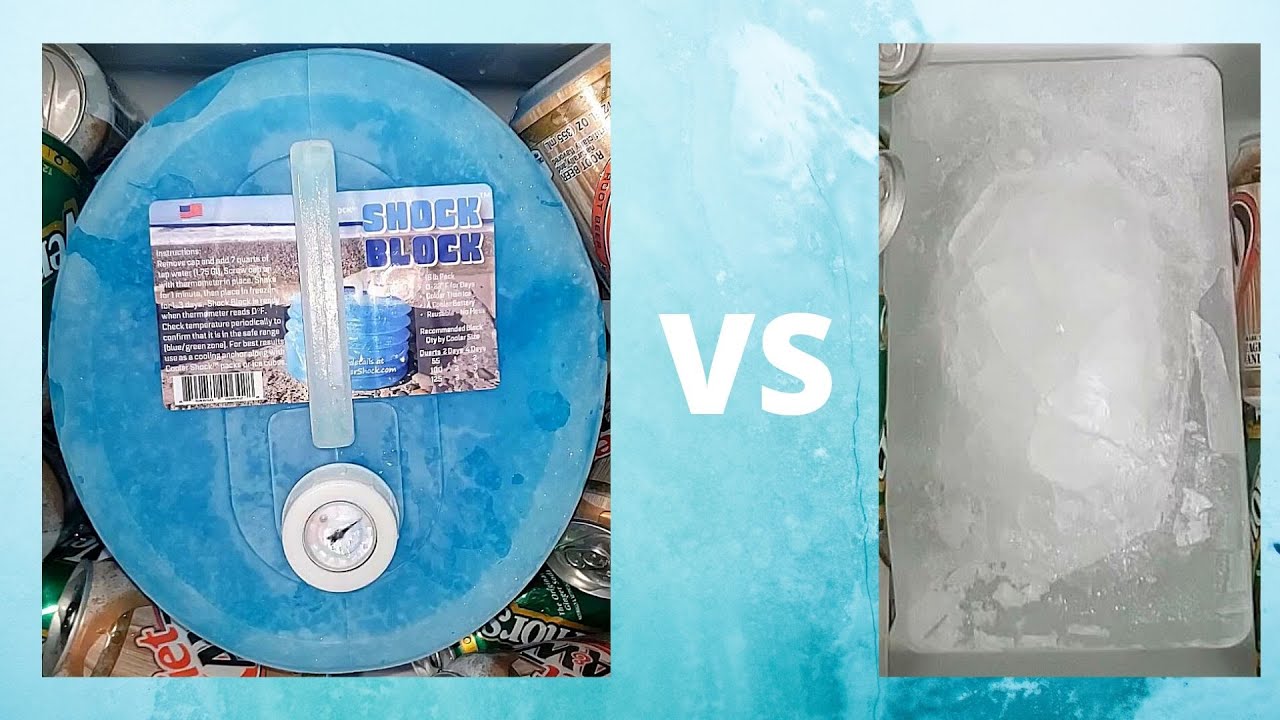 Cooler Shock Shock Block VS Ice Block. Which is better? - YouTube