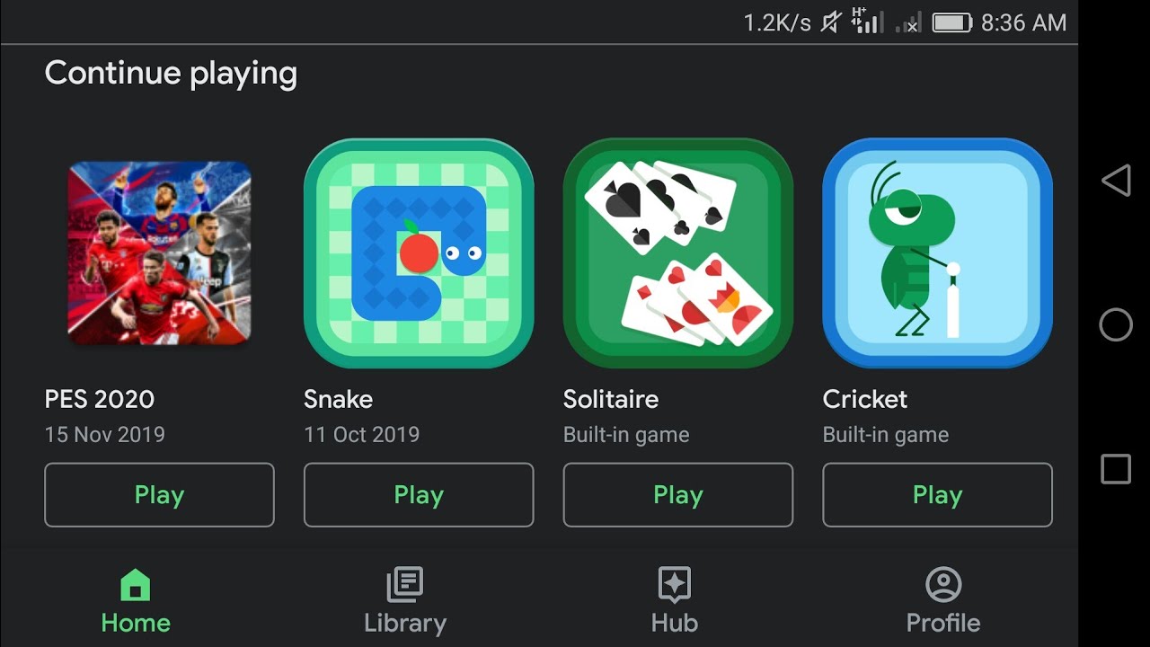 How to enable dark mode on google play games - YouTube