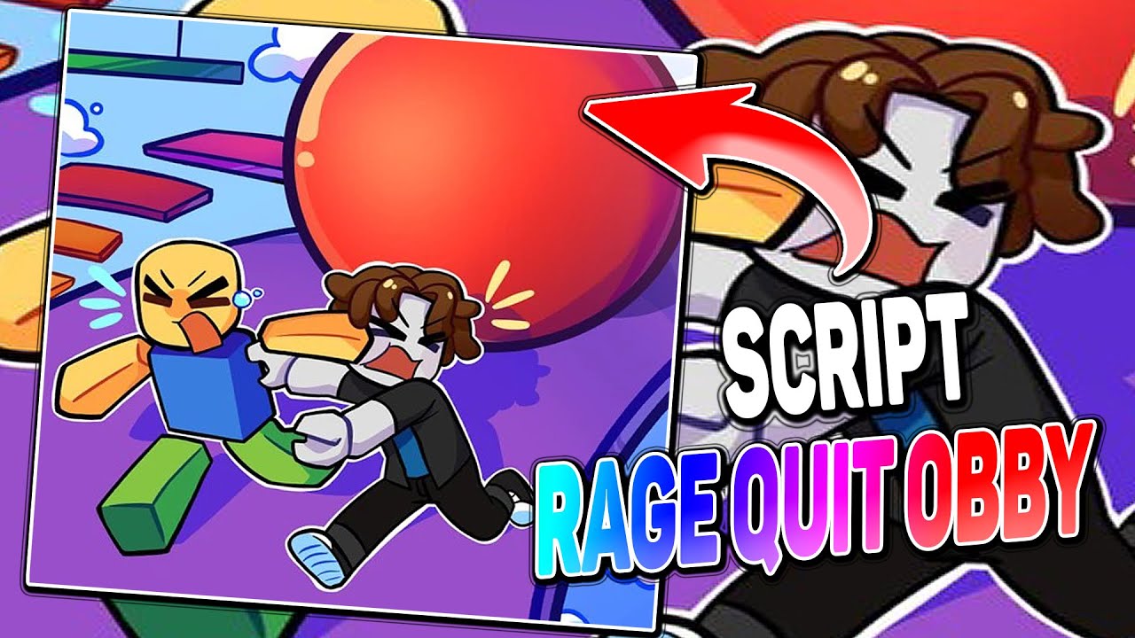 RAGE QUIT OBBY script – (Auto Finish) - YouTube