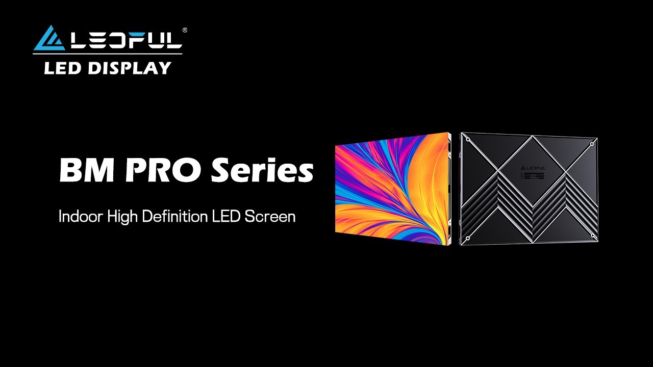 BM Series Indoor Full Front Service LED display - YouTube