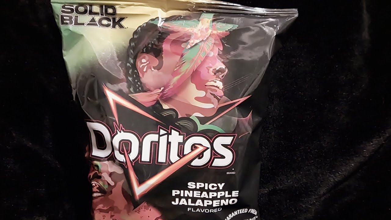 Doritos - Spicy Pineapple Jalapeno flavored (Solid Black) - YouTube