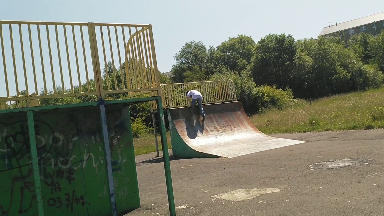 Running up a ramp - YouTube