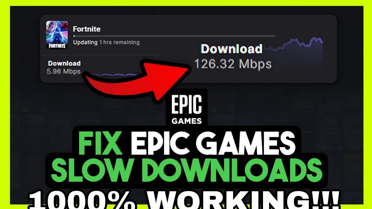 How to Fix Epic Games Slow Download Speed (2025) | Boost from Under 5MB ...