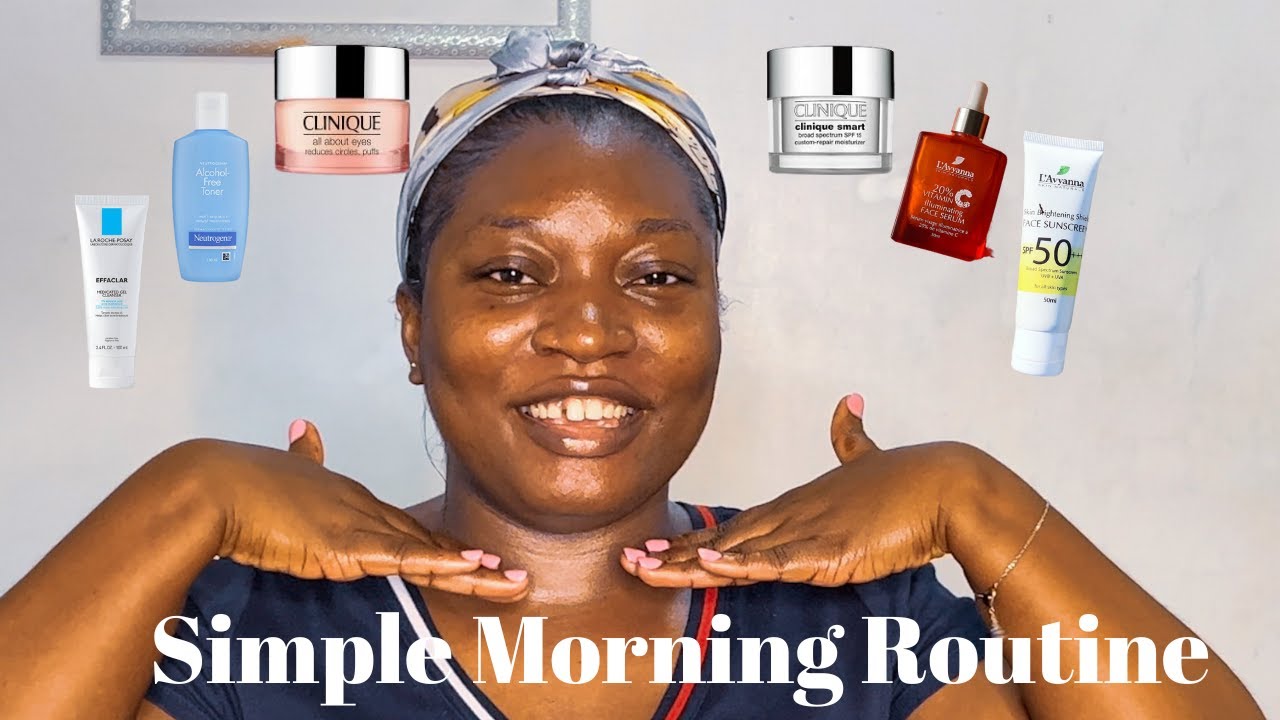SIMPLE MORNING SKIN CARE ROUTINE - YouTube