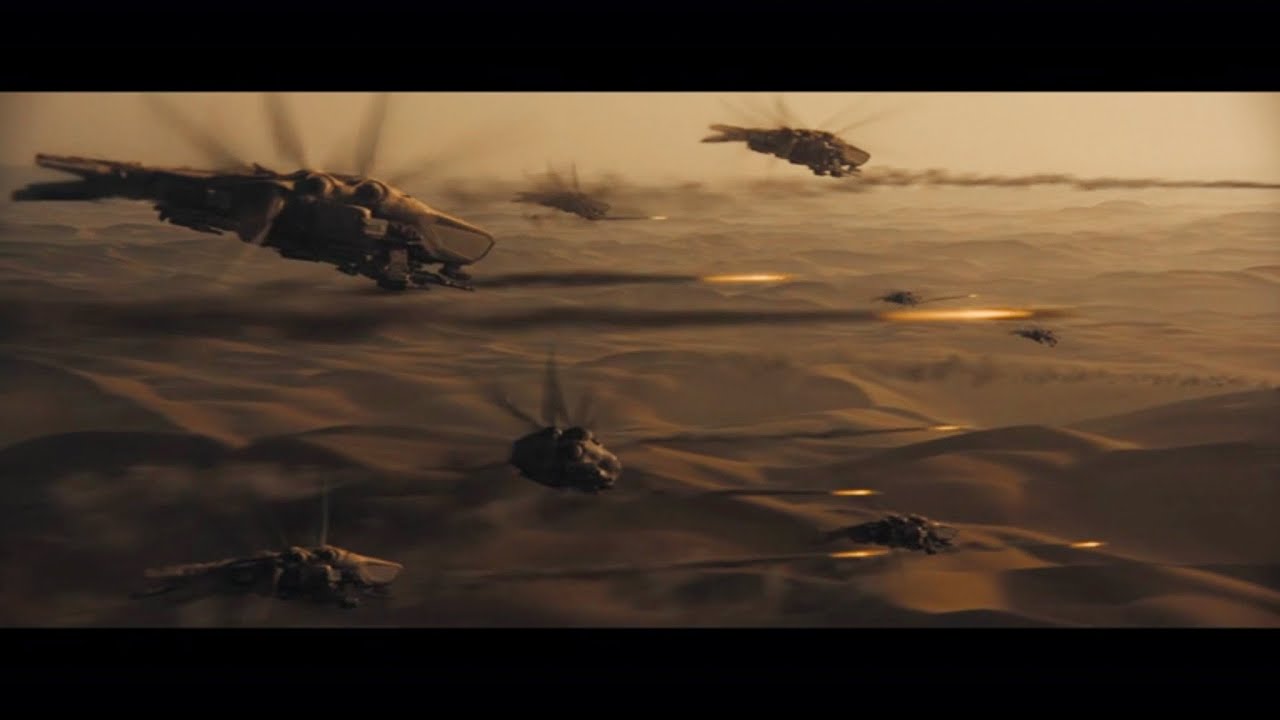 Dune: Part Two - All Ornithopter Scenes - YouTube