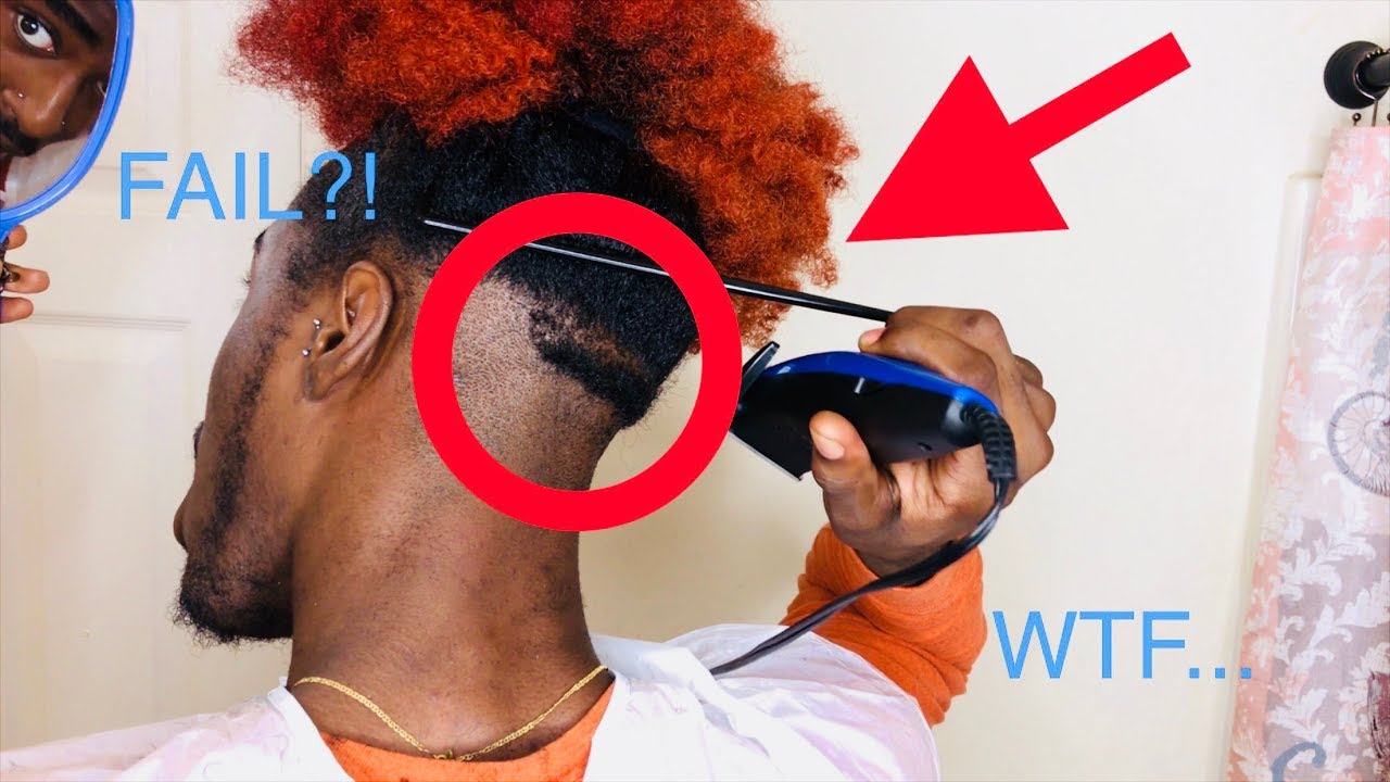 SHAVING Myself Bald... FAIL?! - YouTube