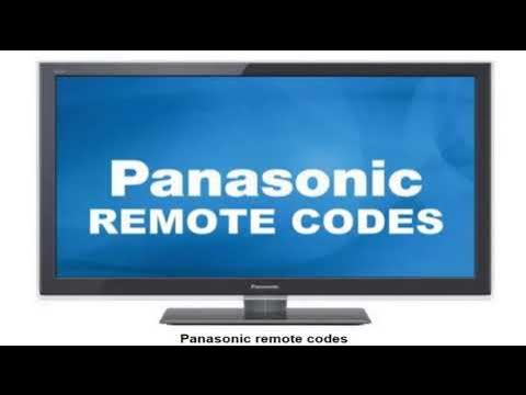 Remote Control Codes For Panasonic TVs - YouTube