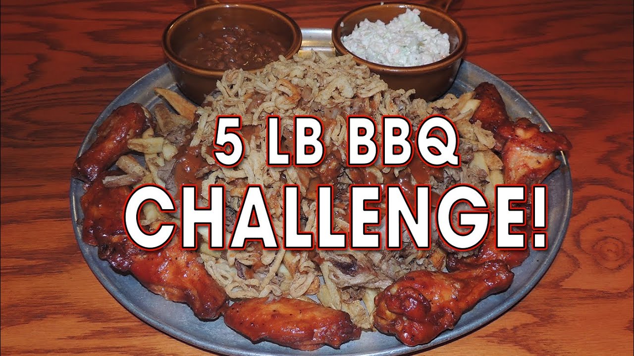 BBQ Challenge w/ Wings, Brisket, and Pulled Pork! - YouTube
