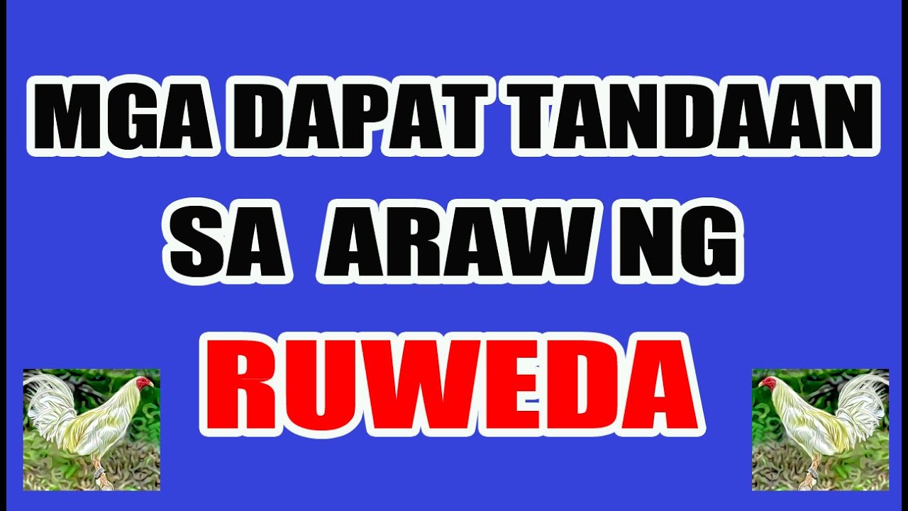MGA DAPAT GAWIN SA ARAW NG RUWEDA - YouTube