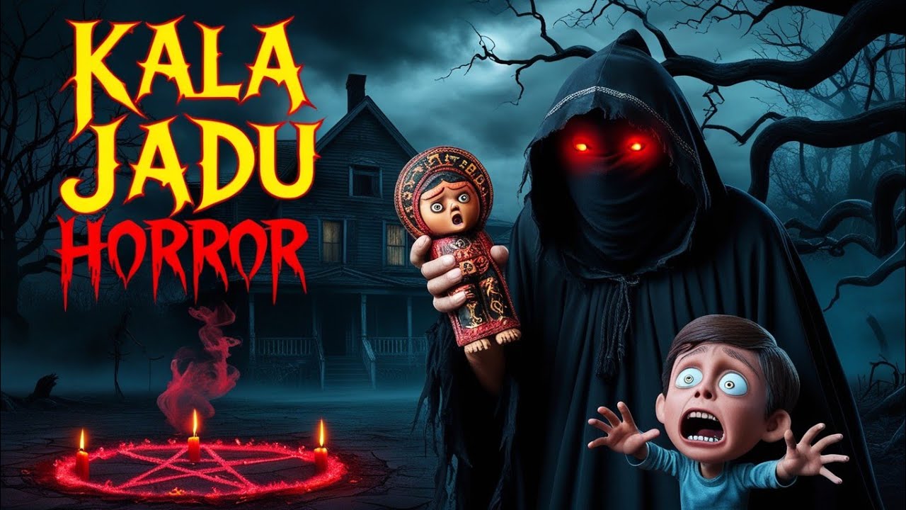 kala jadu | hindi horror stories| scarykalirat | animation | video ...