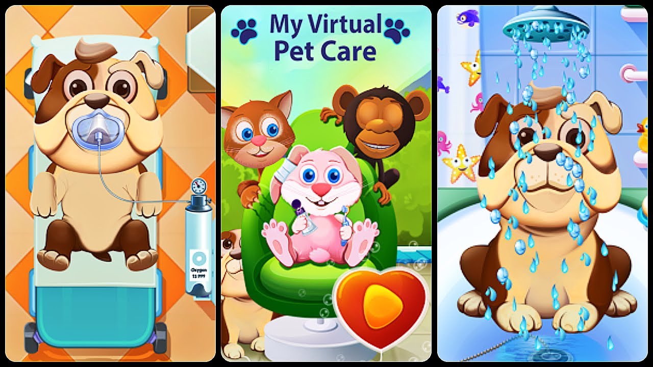 My Virtual Pet Care Gameplay Android - YouTube
