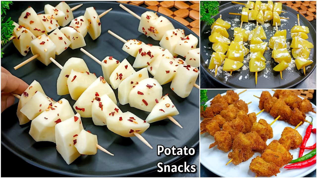 2 Minutes Potato Sticks | Easy Snacks Recipes | Potato Snacks | New ...