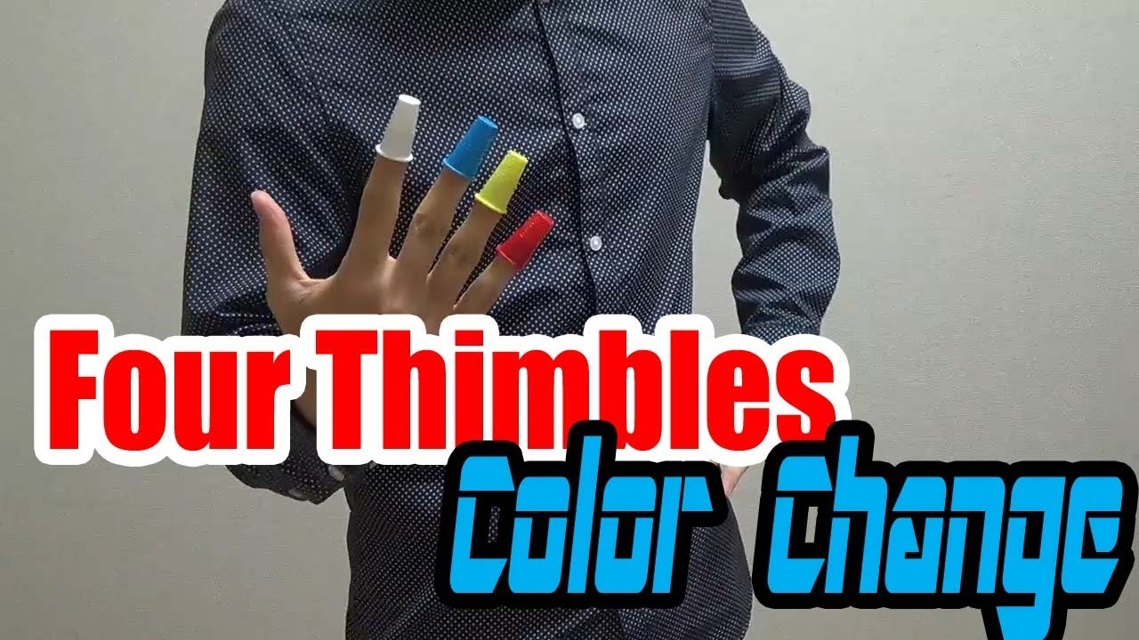 magic tricks tutorial/Four Thimbles Color Change/UHM - YouTube