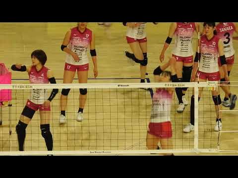 Volleyball V League 2023 Empress Cup Victorina Himeji Uniform number 4 Chihiro Sasaki player ⑤ ...