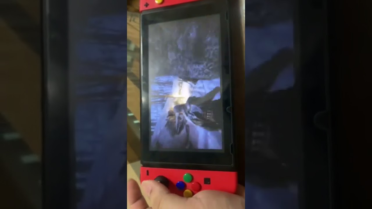 I try god of war ragnarok on my nintendo switch - YouTube