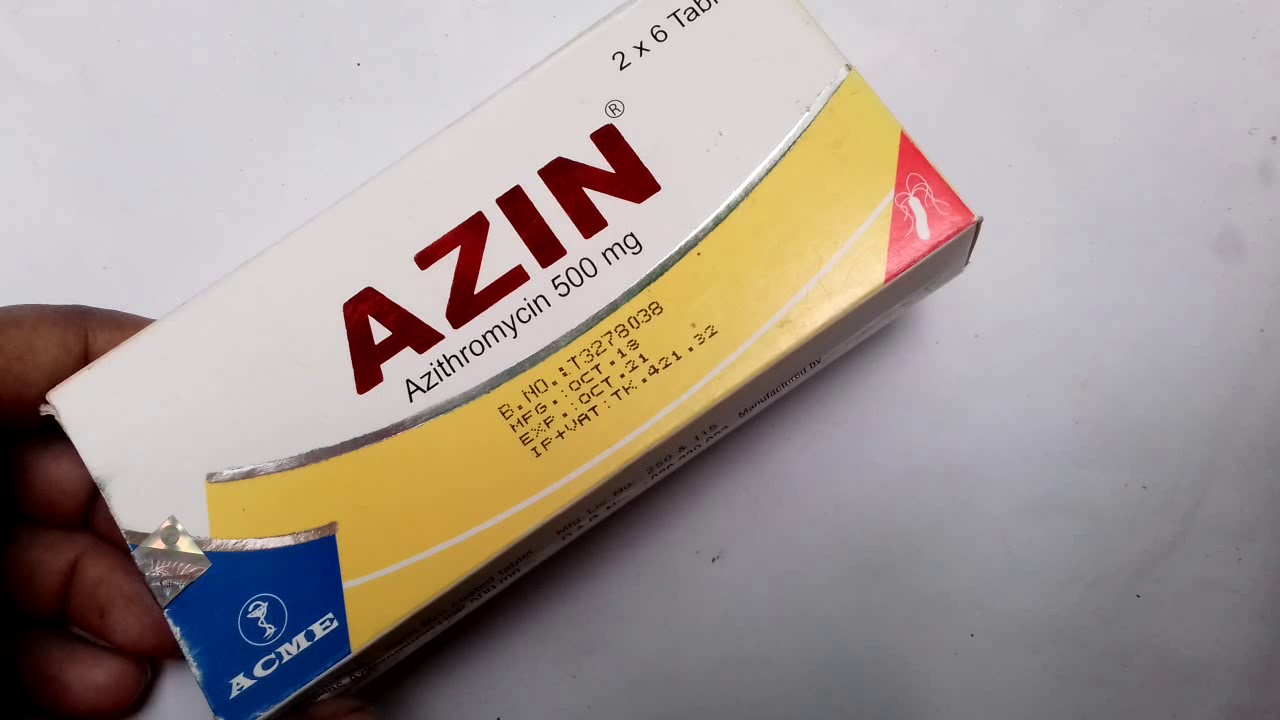 Azin Tablet 500 mg Azithromycin tablet জীবানু ধ্বংসে ১০০% কার্যকর - YouTube
