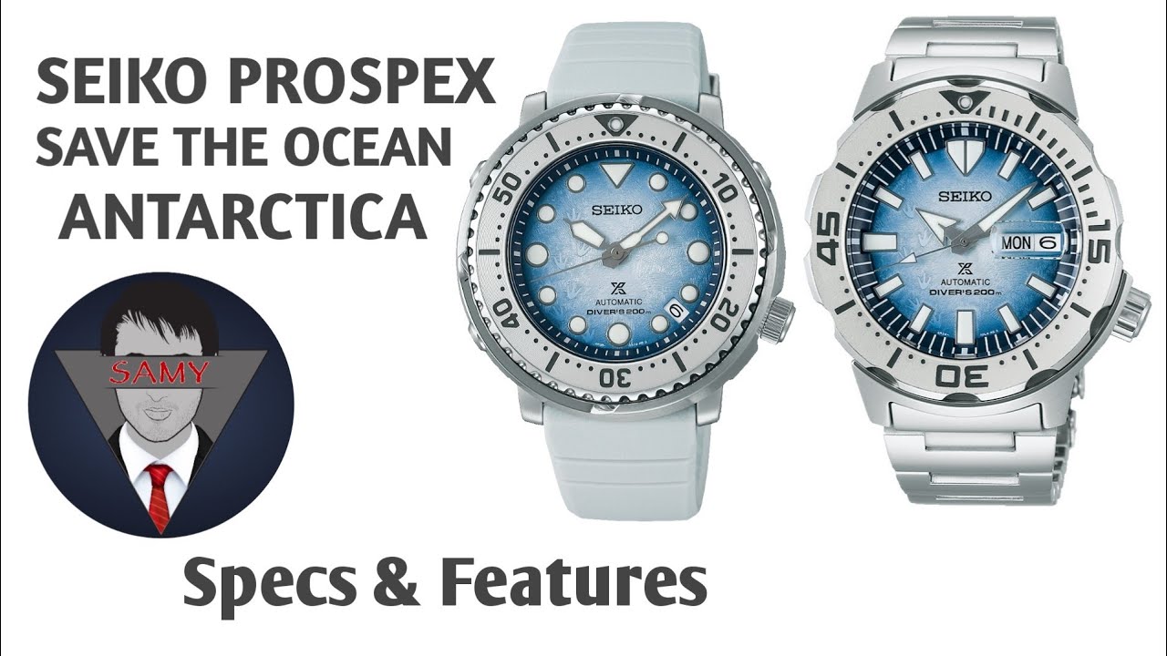 Seiko Prospex Antarctica Monster Save the Ocean Penguin Footprint Dial ...