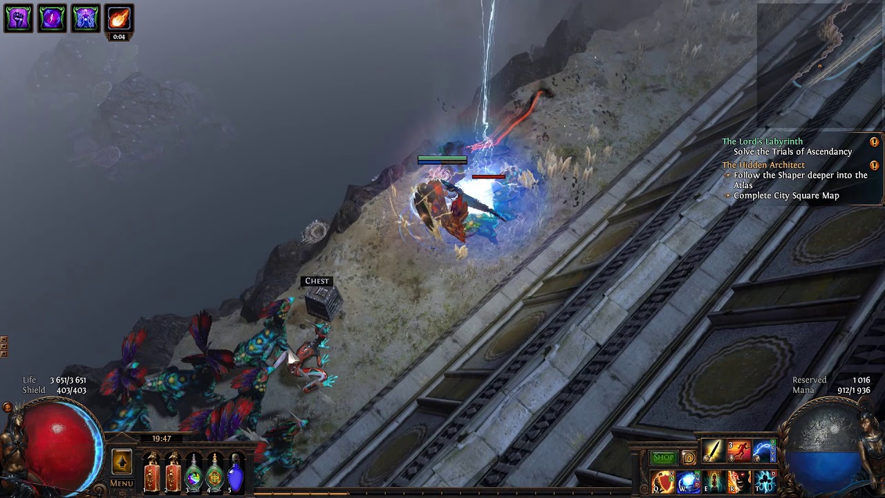 POE Lightning Witch - Lighthouse Map - YouTube