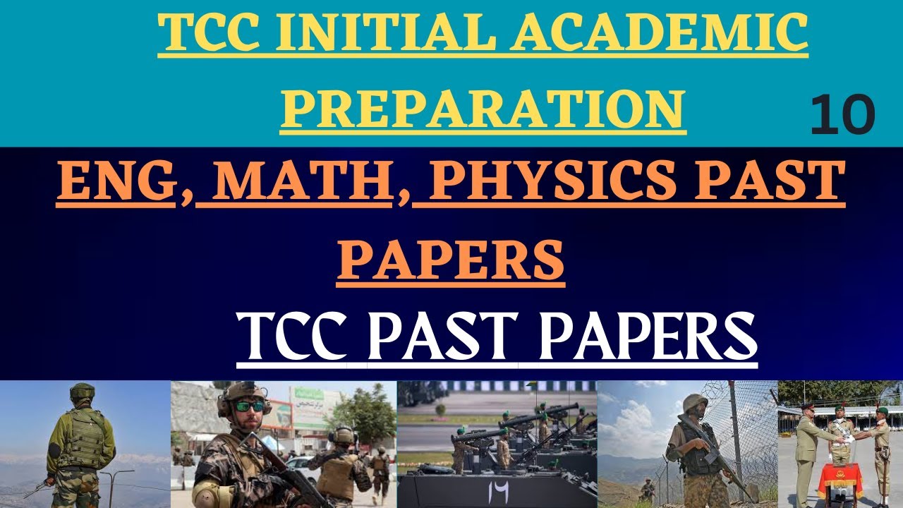 TCC Initial Test Preparation | TCC Academic test Preparation | TCC PAST ...