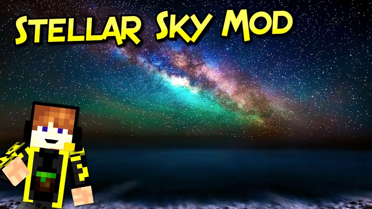 Stellar Sky Mod | Noches Realistas Para Tus Aventuras | Minecraft 1.12. ...