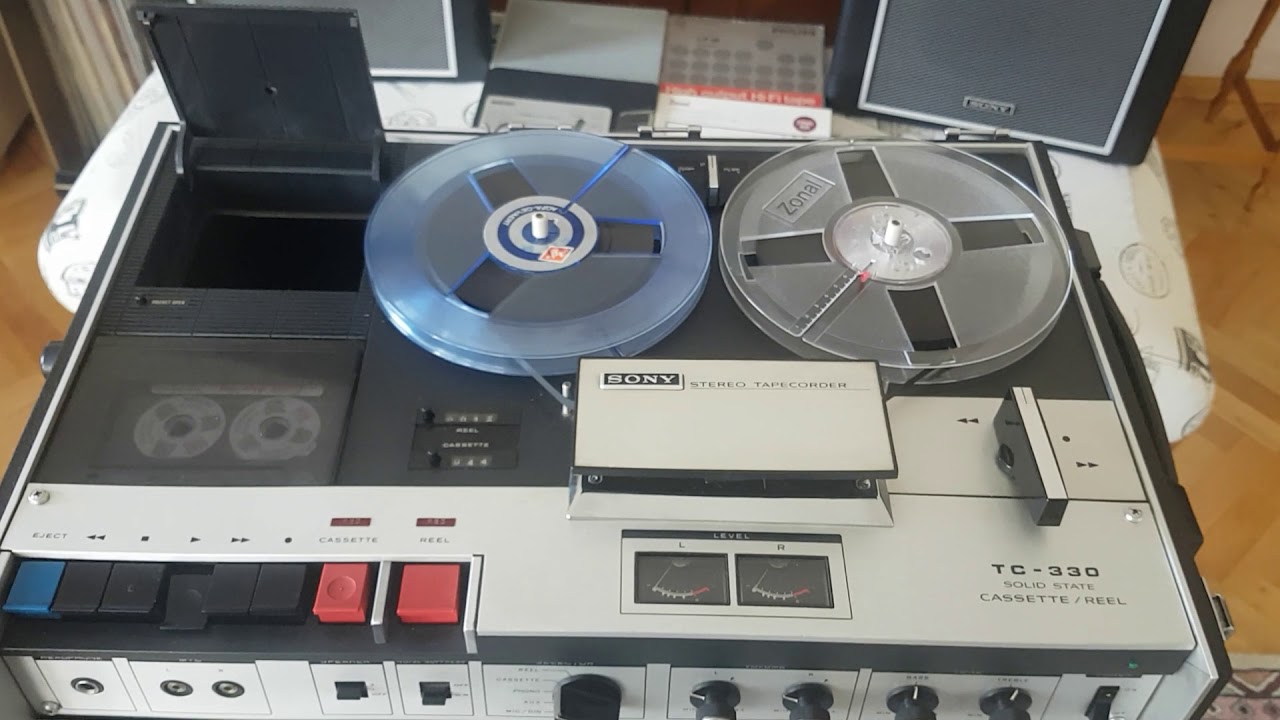 Sony TC-330 Solid State Cassette/Reel - YouTube