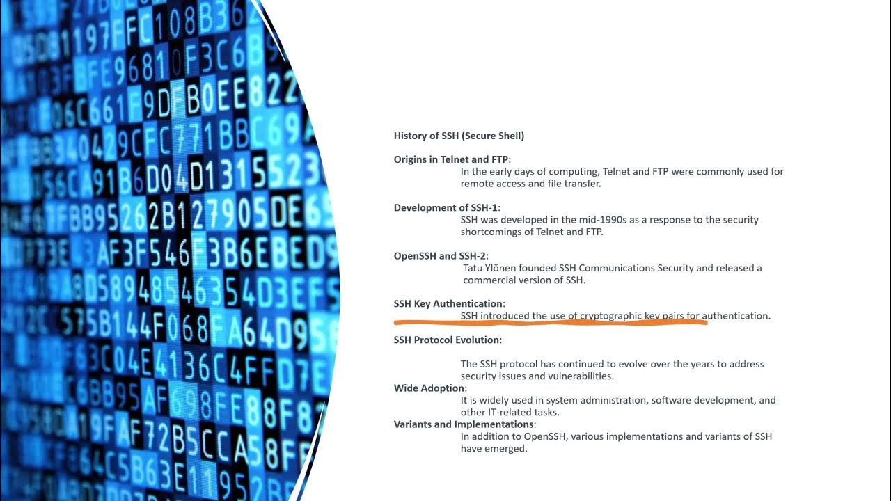 SSH Protocols (SECURE SHELL) - YouTube