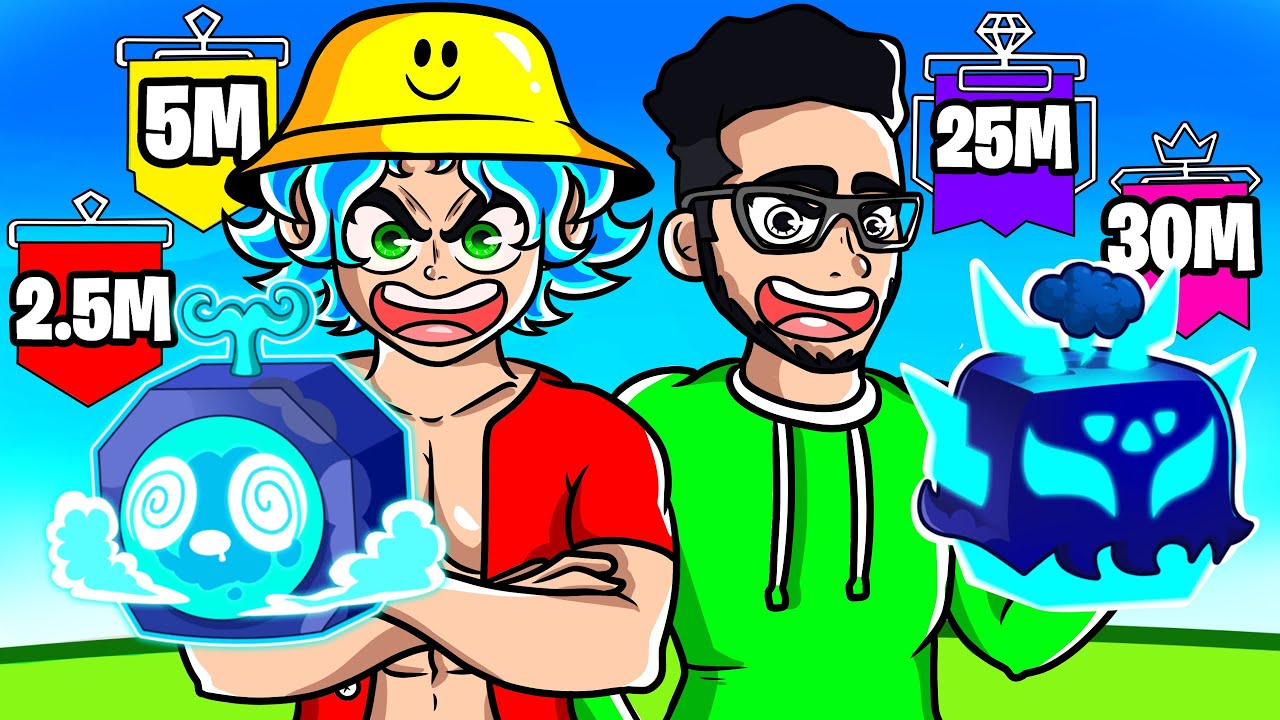 WinterKloudz and imFiji vs EVERY BOUNTY in Blox Fruits - YouTube