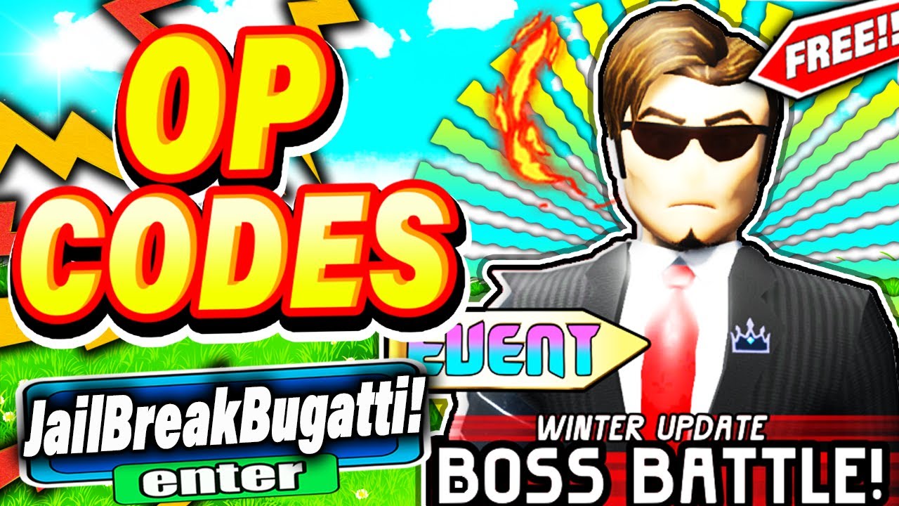 JAILBREAK CODES *WINTER UPDATE* ALL NEW SECRET OP ROBOX JAILBREAK CODES ...