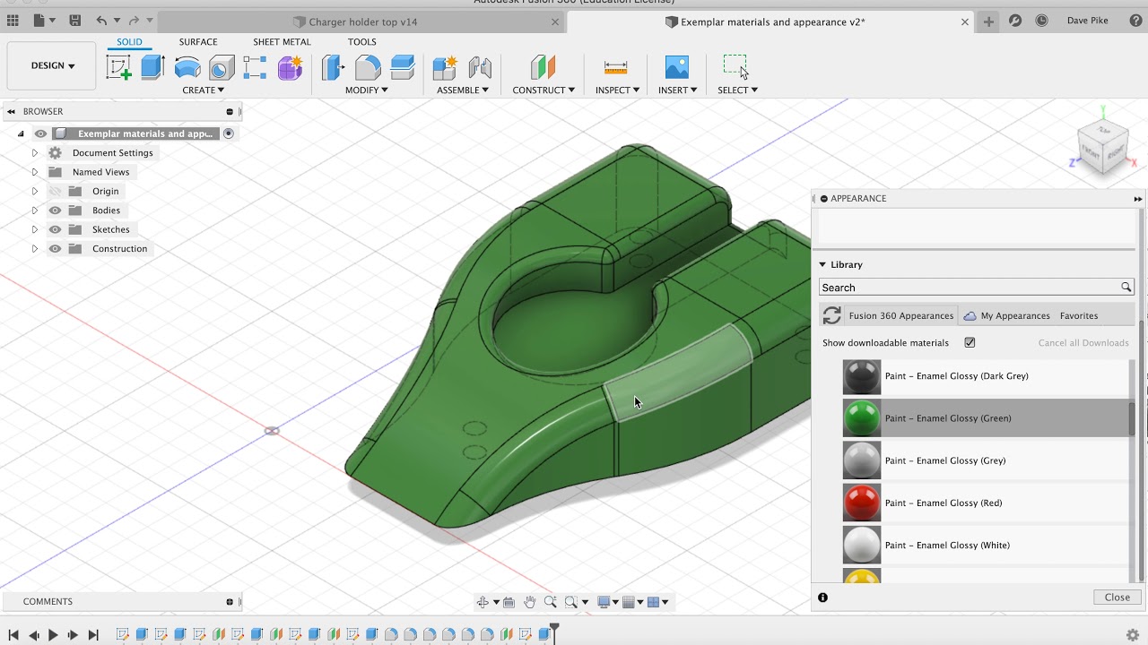 Materials And Appearance Settings Fusion 360 YouTube materials-and-appearance-settings-fusion-360-youtube